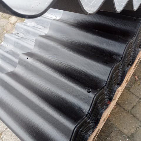 Tagplade B7 bølgeplade gratis til overs for renovering | DBA