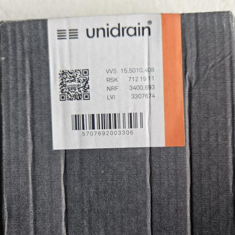 Unidrain 1602 Column rist, 900 mm, rustfrit stål | DBA