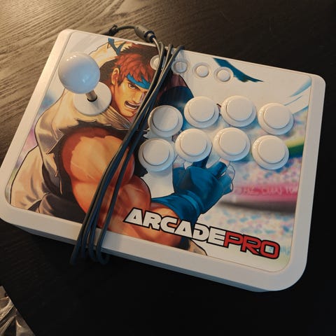 Ombar King Of Fighters Street Fighter IV Arkadestyring med knapper | DBA