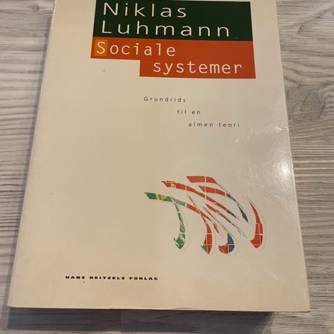 Niklas Luhmann Sociale systemer Samfundsfag bog | DBA