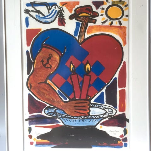 Lars Ravn, litografi, 1992 | DBA