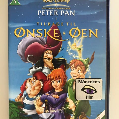 Peter Pan i Tilbage til ønske øen specialudgave, instruktør Walt Disney ...