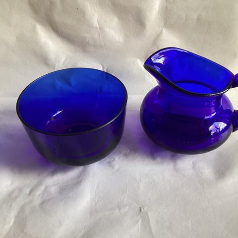 Fynes Glasværk Sukker opsats & Flødekande | DBA