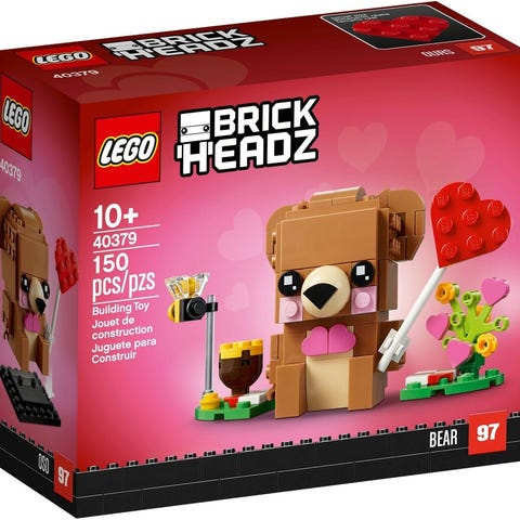 LEGO BrickHeadz Valentines Bee+Bear+Puppy, Wonder Woman og Lady Liberty ...