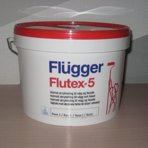 (hvid) Flügger Flutex Pro Væg- og loftmaling 10 L | DBA