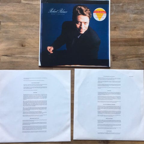 Robert Palmer: Looking For Clues | DBA