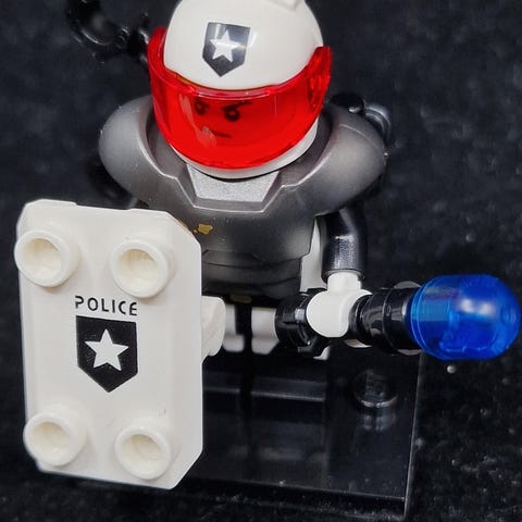 Lego - Collectable minifigur - Serie 21 - Col21-10 - Space Police Guy | DBA