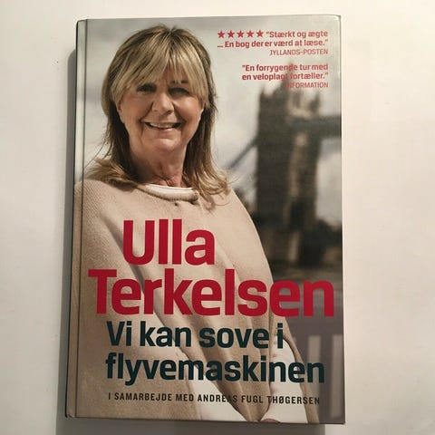 Vi kan sove i flyvemaskinen Ulla Terkelsen | DBA