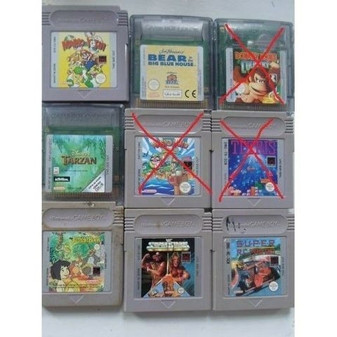 Nintendo - Gameboy Classic - collection with some manuals - Batman: The ...