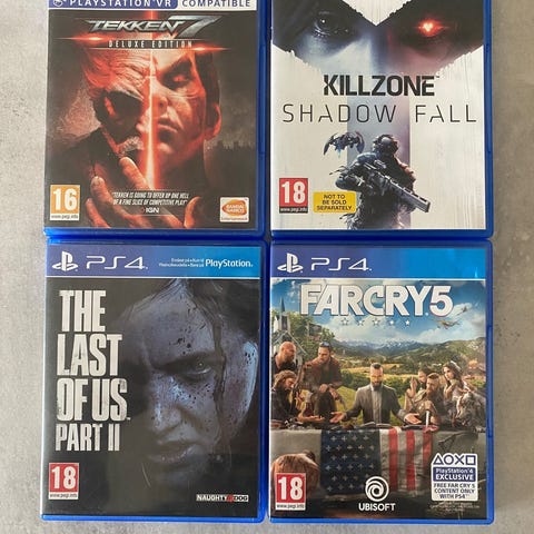 Spil sælges, PS4 | DBA