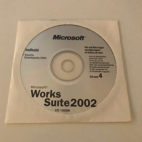 Microsoft Works 8.5 Software CD Nordisk | DBA