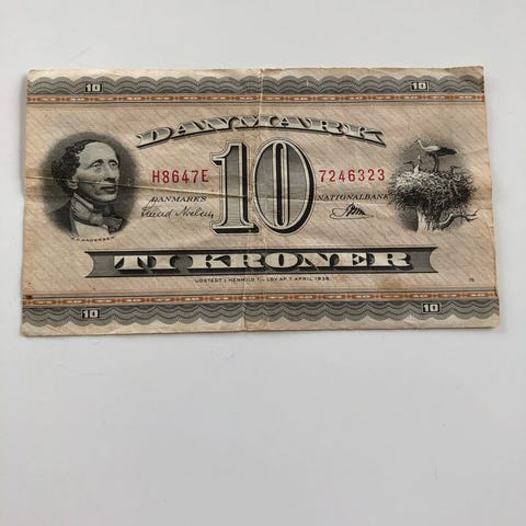 10 kr sedler HC Andersen | DBA