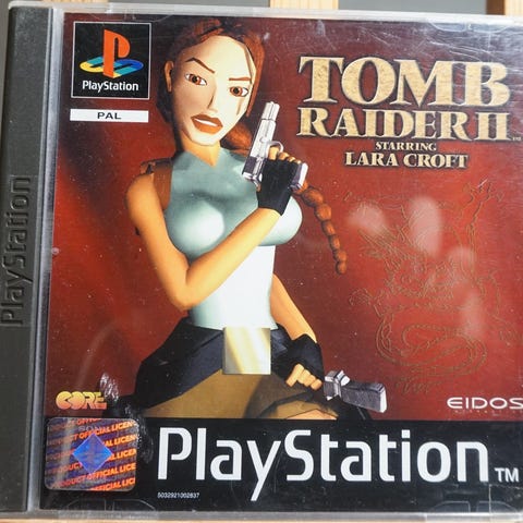 Sony - Playstation 1 (PS1) - "Tomb Raider Bundle" with Games ...