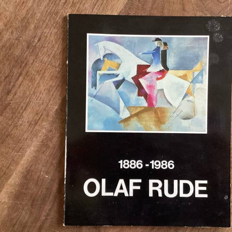 Olaf Rude Bornholms Kunstmuseum hæfte 1886-1986 | DBA