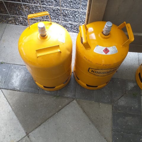 Kosan Gas gasflaske 11 kg gul stål | DBA