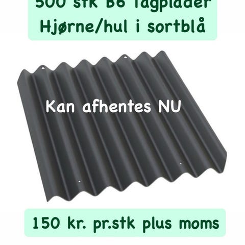 Tagplader, B6 mokka, b: 1090 l: 1180 | DBA