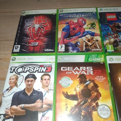 Blandet xbox360 og Xbox spil | DBA