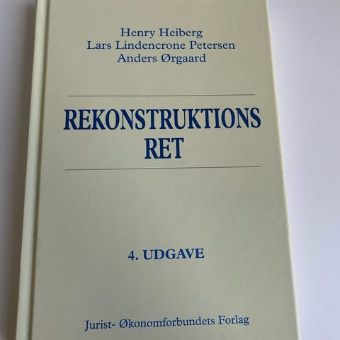 Rekonstruktionsret - Studiebog til cand.merc.aud, Henry Heiberg m.fl ...