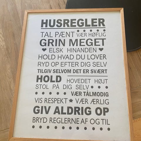 Billede med sort ramme | DBA