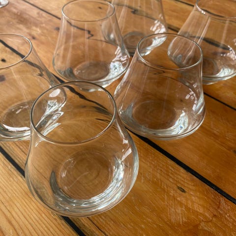 Sæt med seks whiskeyglas (str. 8,5x8,5 cm) | DBA