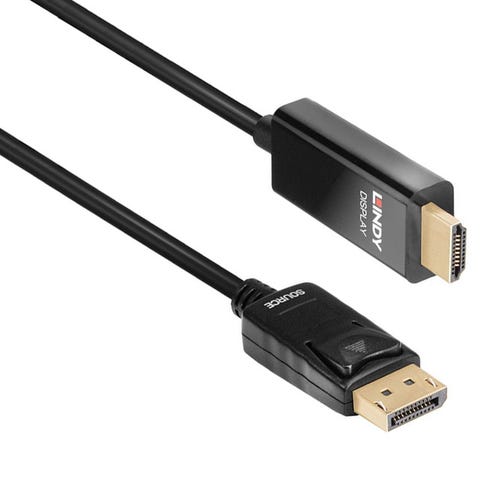 Lindy HDMI til DisplayPort kabel | 3 meter | DBA