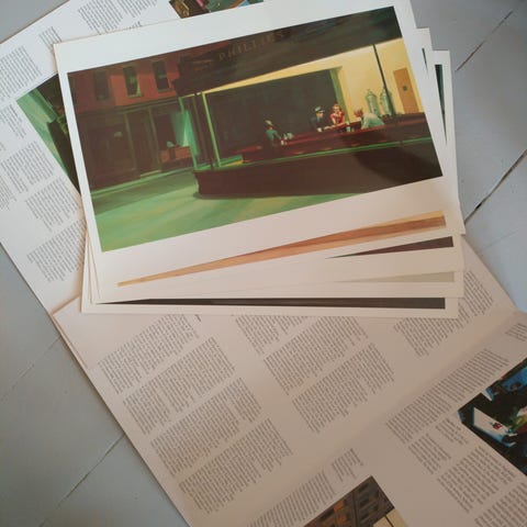 Edward Hopper - Edward Hopper - 2X zeldzame posters + boek - Chop Suey ...