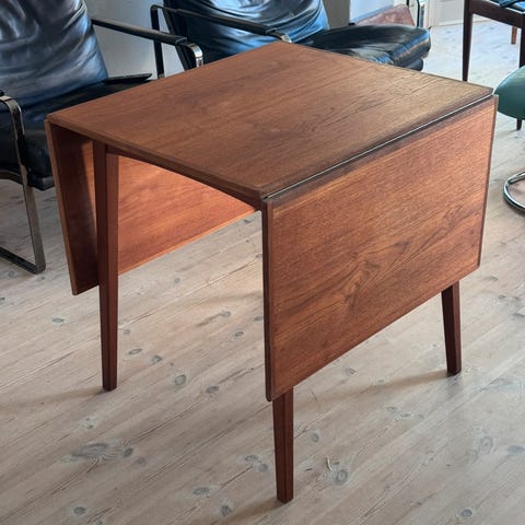 Unikt Massivt teak træ spisebord, snedker lavet dansk design | DBA