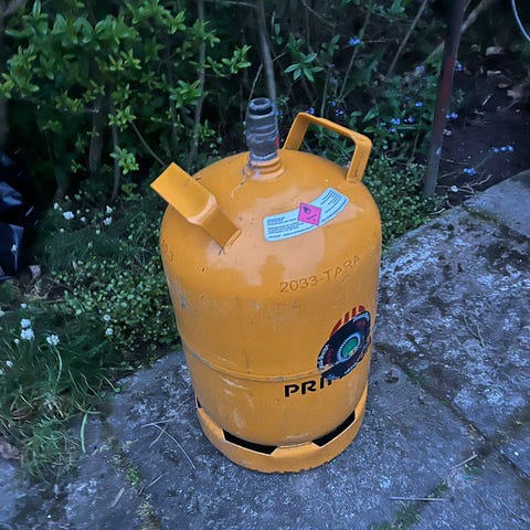 10 kg Tom letvægts gasflaske | DBA