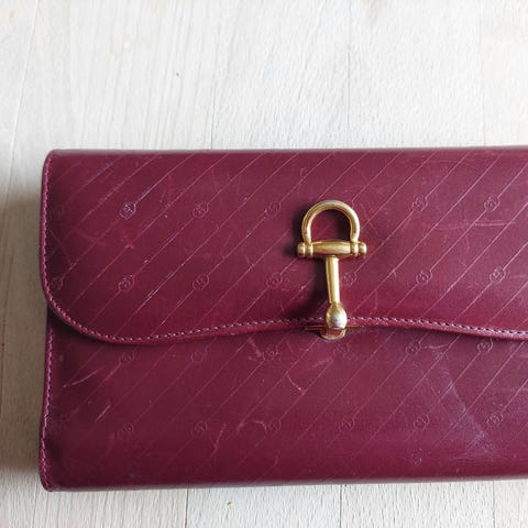 Gucci pung i brun læder til kvinde | DBA