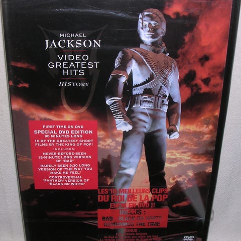 Michael Jackson Video Greatest Hits DVD | DBA