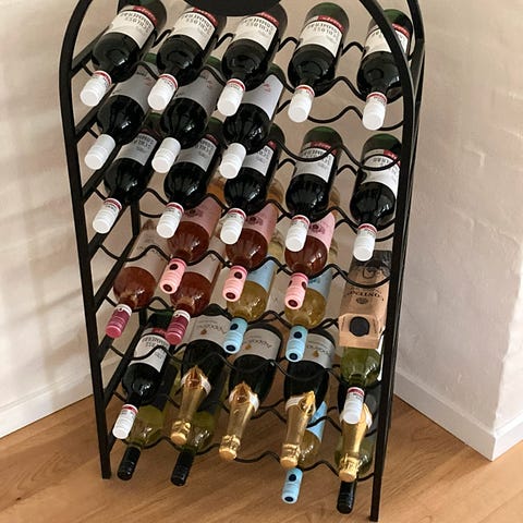 Vinreol display m. udtræk fra Wallshop | DBA