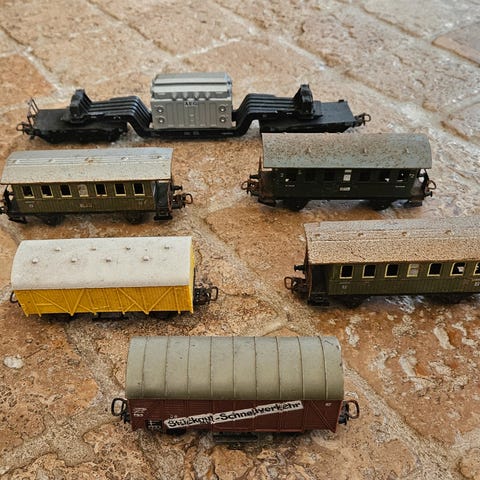 Märklin 4 stk. vogne fra Shell Messezug sæt 4290 | DBA