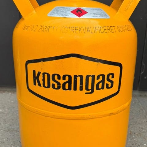 Gasflaske 11 kg kosan gas - tom | DBA