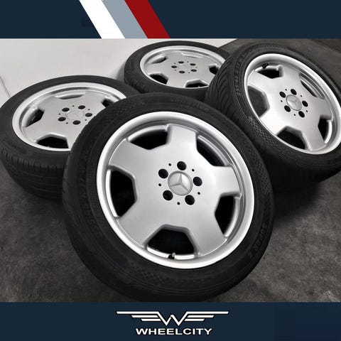 5x112 17" ET52,5 nav 66,6ø Mercedes fælge inkl.TPMS | DBA