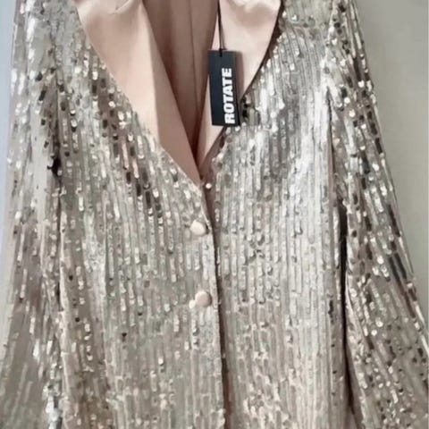 ROTATE Birger Christensen faux fur jakke | DBA