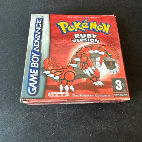 Nintendo - Gameboy Advance - Pokémon Ruby Version (EUR) - Videospil - I ...