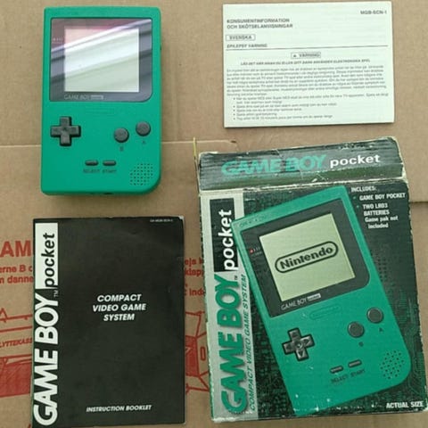 Nintendo - Gameboy Pocket - First edition - Limited Edition - Blue ...