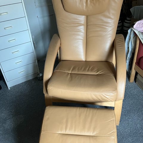 Viccarbe Ace lænestol – cognacfarvet læder – flot stand | DBA