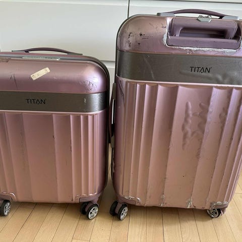 Titan kabinekuffert / trolley – bordeaux – let og rummelig | DBA