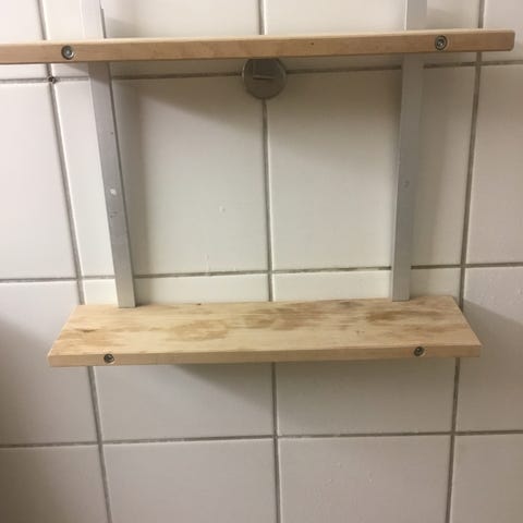 IKEA Granhult Hylde Hvid/Forniklet | DBA