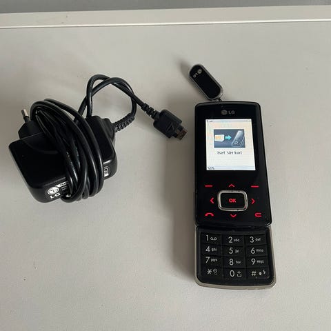 LG Chocolate KG800 – Black Label Series mobiltelefon i originalæske | DBA