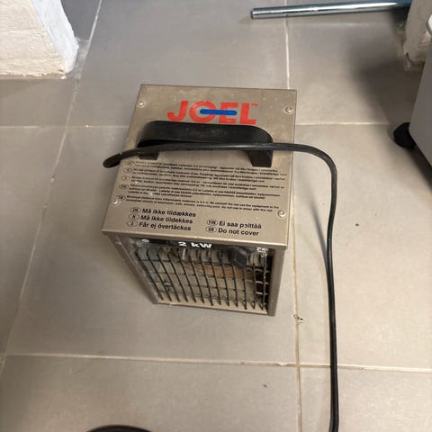 Fan Heater Mod. KGK 2KW 220-240V Black | DBA