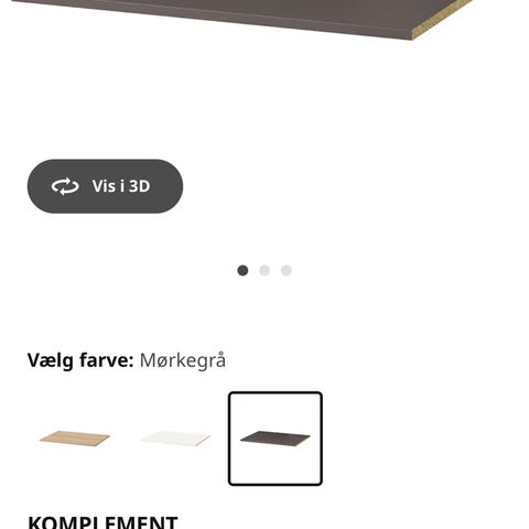 Ikea pax hylde 58x75 | DBA