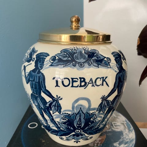 Tobakskrukke - Porcelæn | DBA