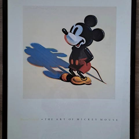 Donaldson plakat Mickey og Minnie Mouse Indrammet Tegning | DBA
