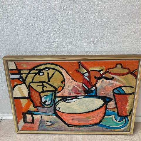 Maja Lisa Engelhardt Maleri Abstrakt Motiv | DBA