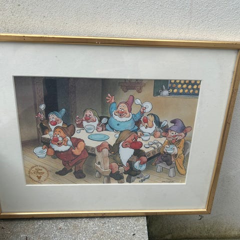 Disney Snow White og de syv dværge plakat | DBA