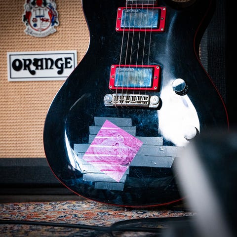 PRS SE Mark Holcomb SVN 7 String Elektrisk guitar grå sort quiltet top ...