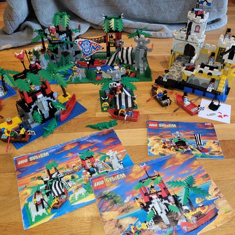Lego Sæt - Classic, Pirates, Legoland - Mixed Classic Pirates sets ...