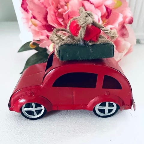 Fine hjemmelavede julebiler med hæklet pynt 🎄 | DBA